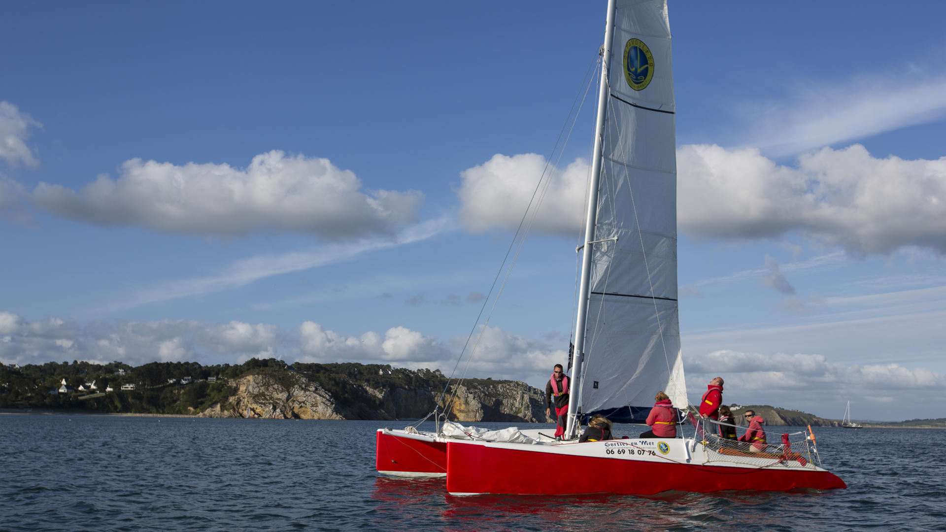 Take a catamaran to one of the most beautiful beaches in Europe ...